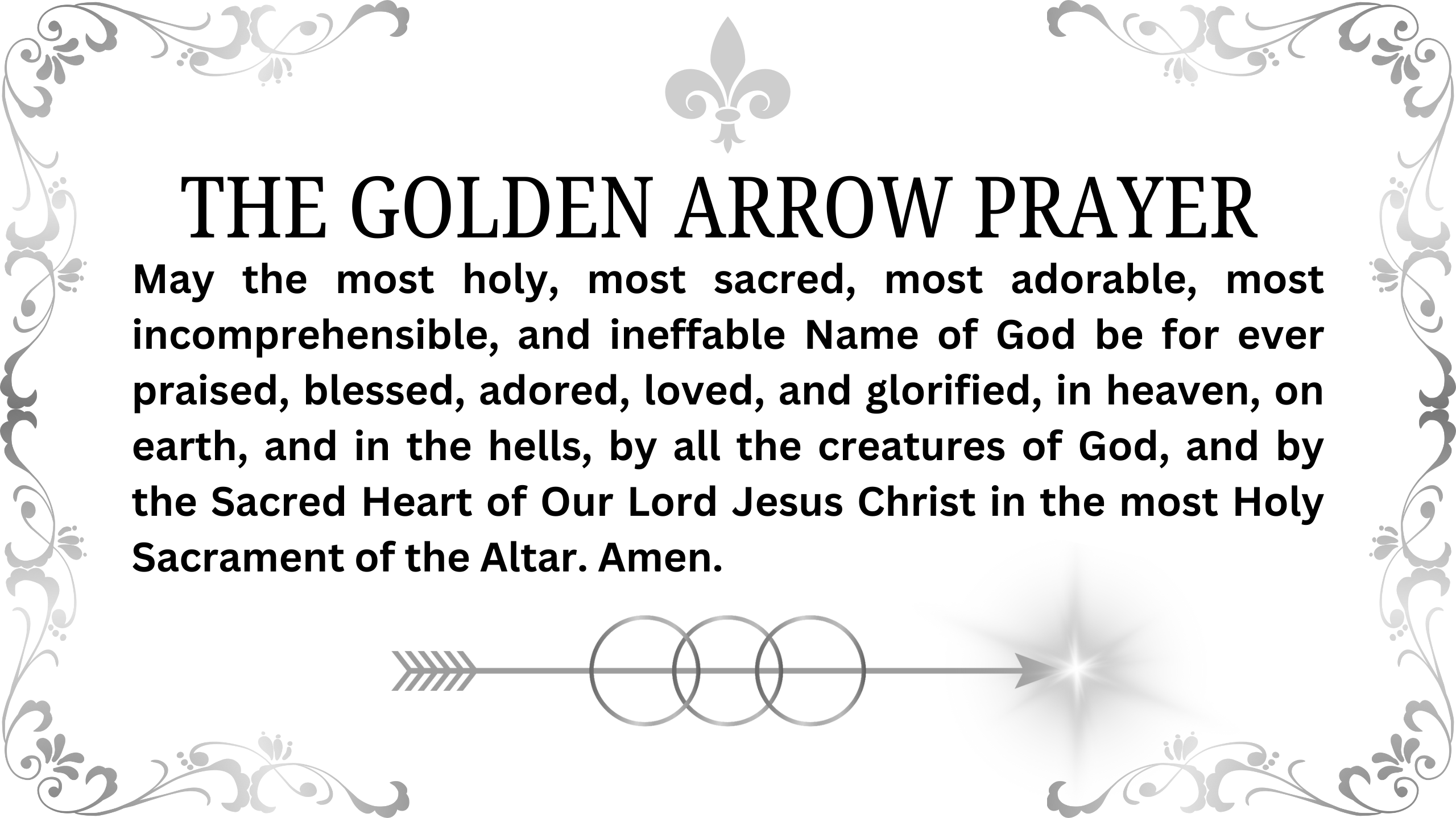 GOLDEN ARROW – CATHOLIC ARROWS