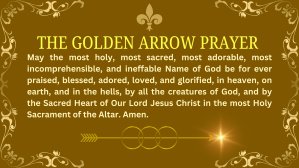 GOLDEN ARROW – CATHOLIC ARROWS